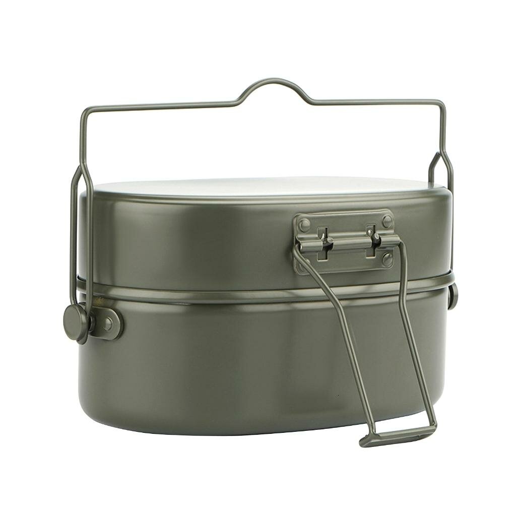 Улучшенный термоконтейнер для еды, Армейский Зеленый