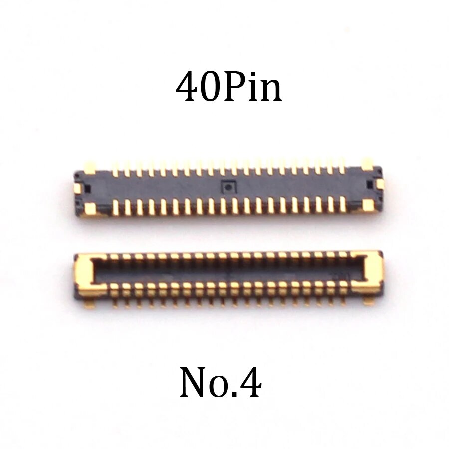 40Pin разъем FPC No.4, 5pcs, цвет: 5
