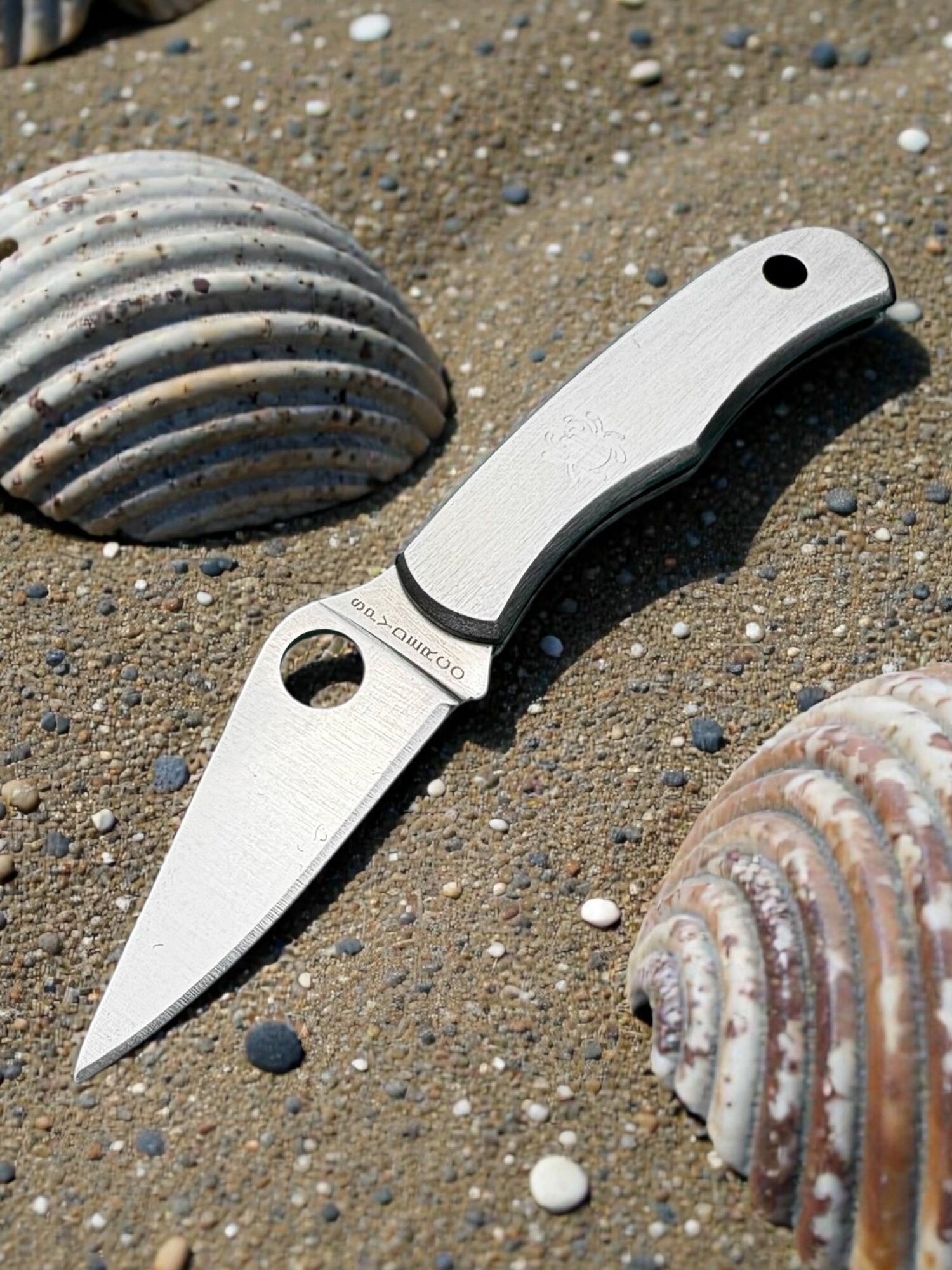 Складной нож-брелок Spyderco Bug Stainless, C133P