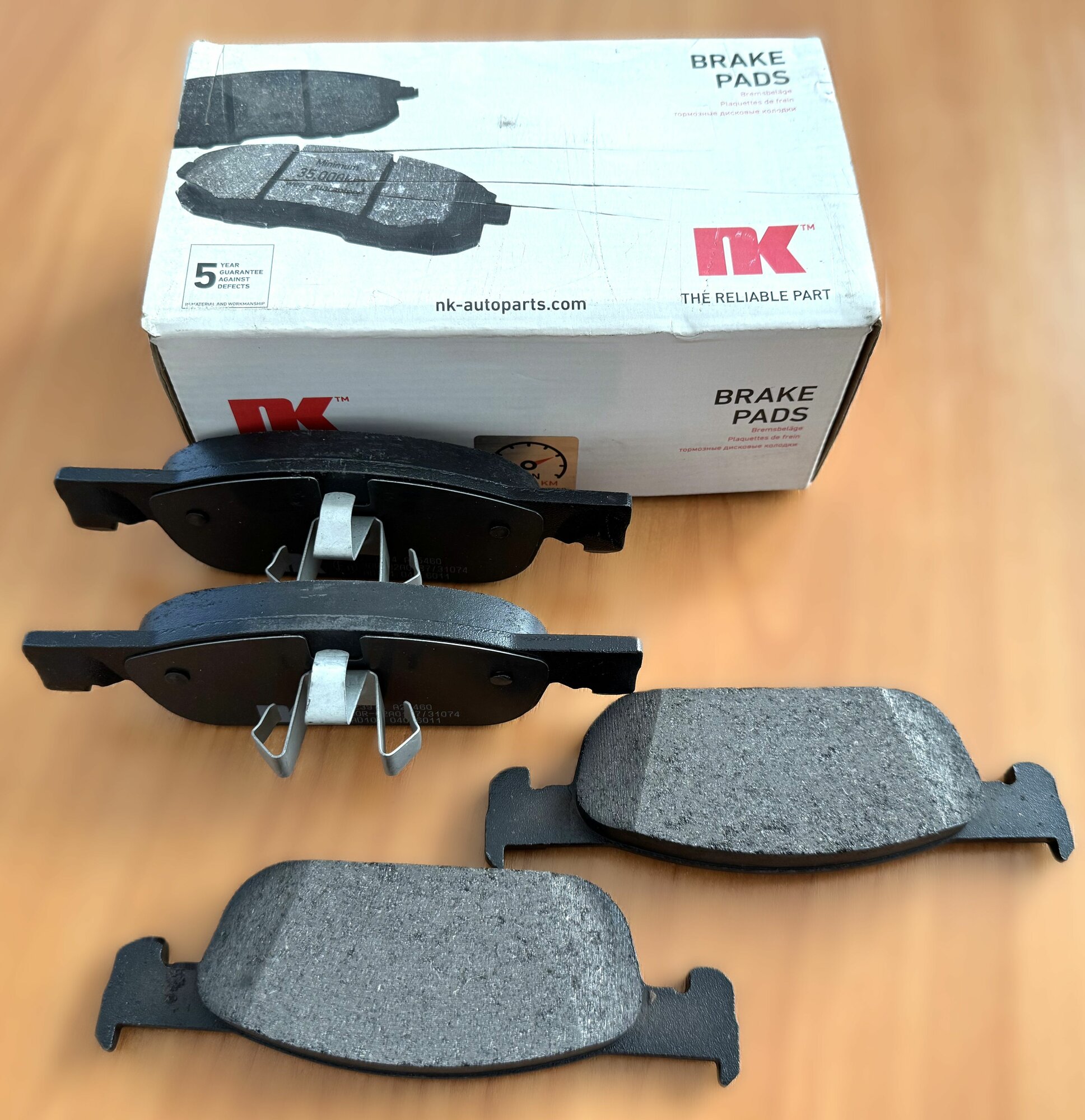 Колодки тормозные дисковые Dacia Logan II/Sandero II, артикул NK 223974