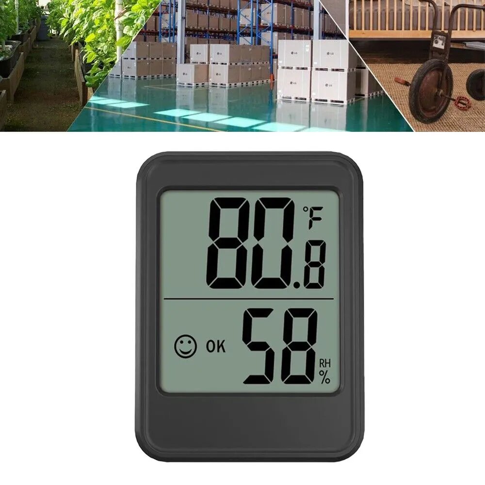 Внутренний Цифровой Гигрометр Термометр ЖК-Датчик Температуры И Влажности Измеритель