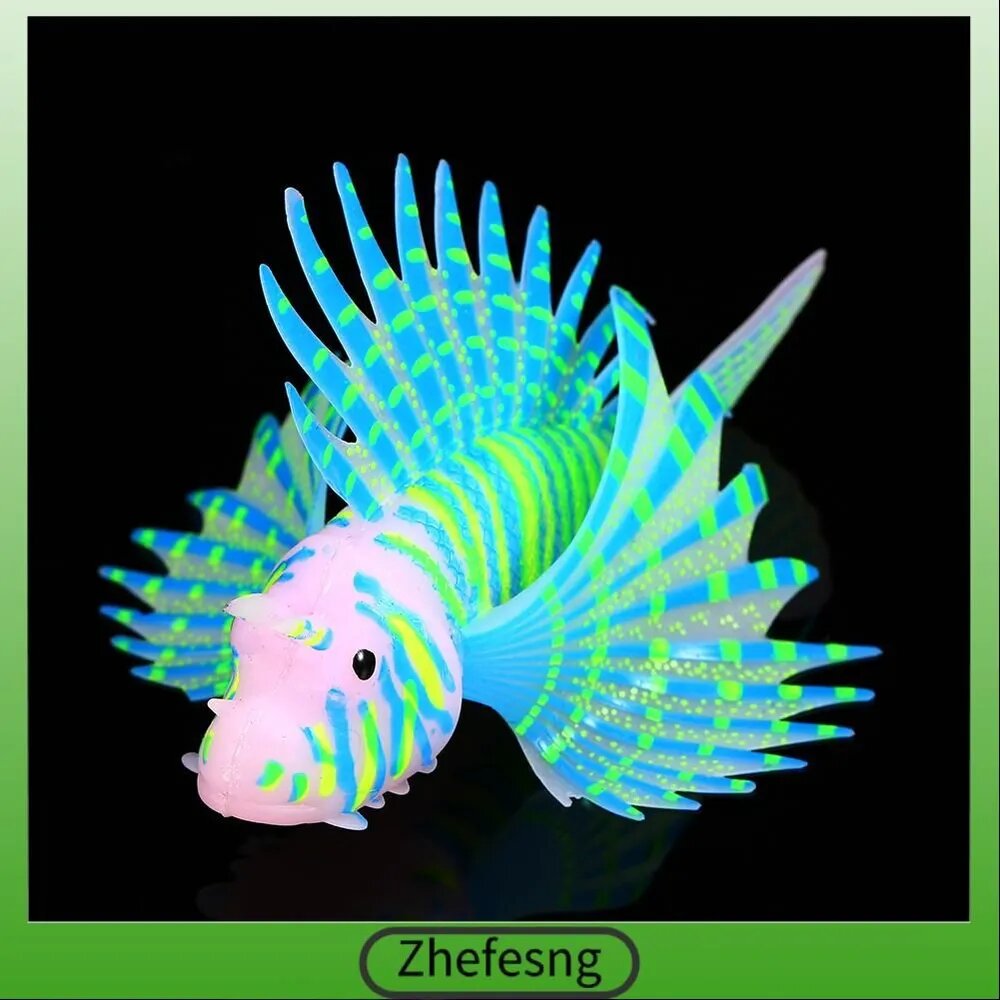 Флуоресцентные украшения для аквариума с рыбами