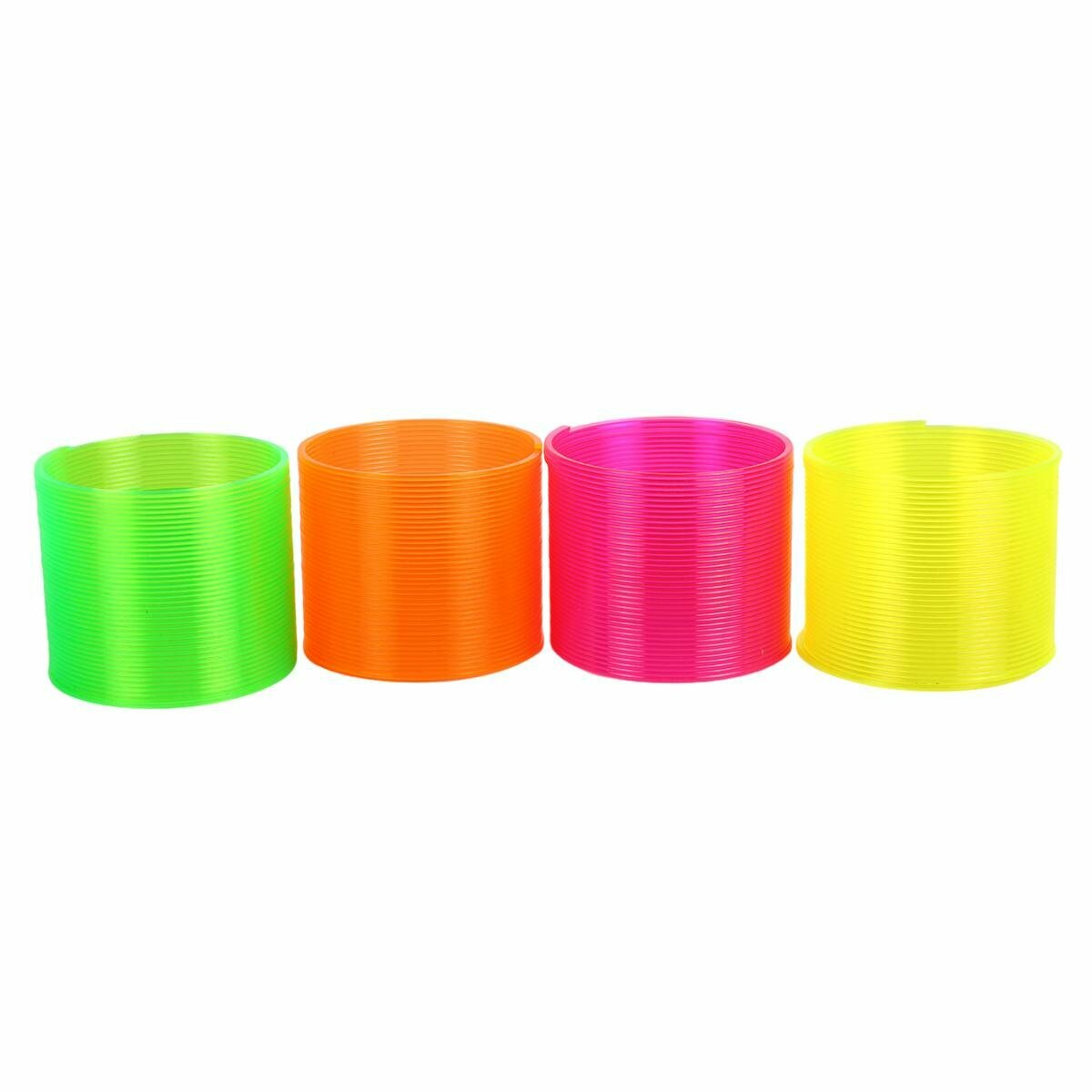 Игрушка Радуга, пластиковая пружинка, яркие разноцветный принт, 1 штука