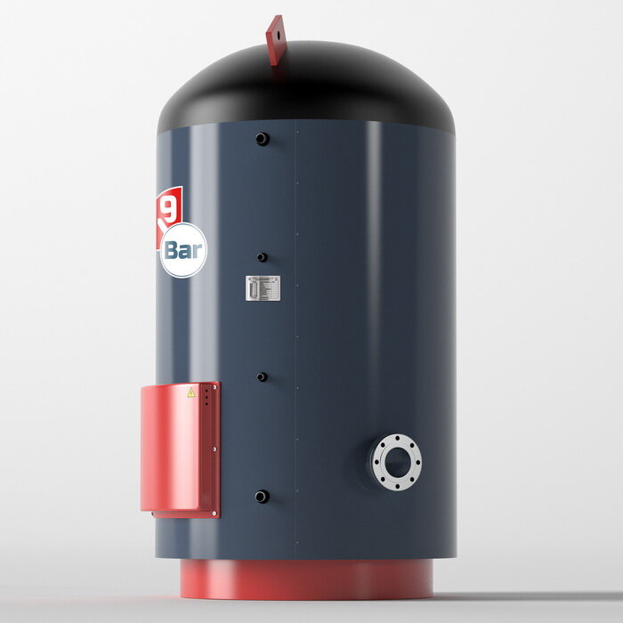 Водонагреватель 9BAR Оптима SE 1500 6 бар/40 кВт промышленный накопительный (бойлер) 1500 литров