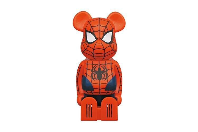 Игрушка-фигурка унисекс BE@RBRICK x Marvel x Cleverin Халк, Spider-Man, зеленый