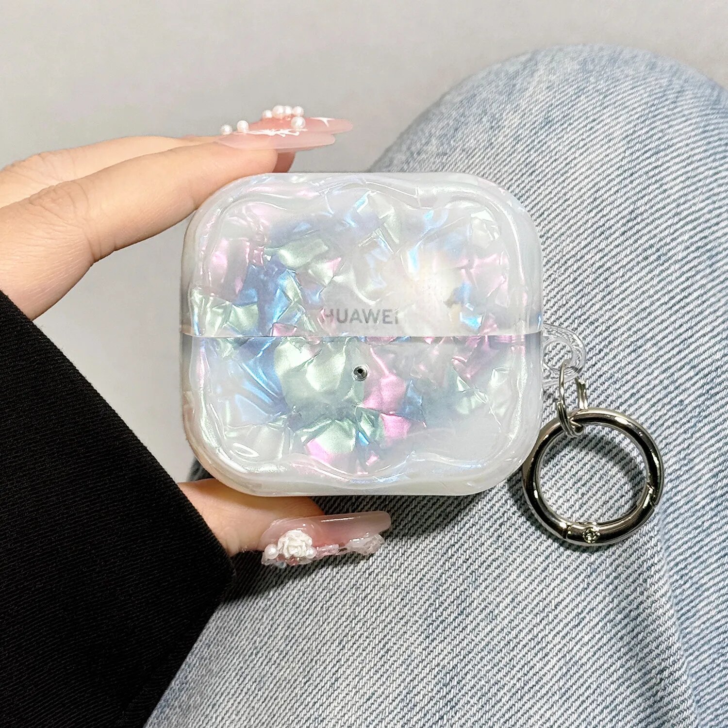 Чехол Huawei FreeClip2 Colorful, TPU
