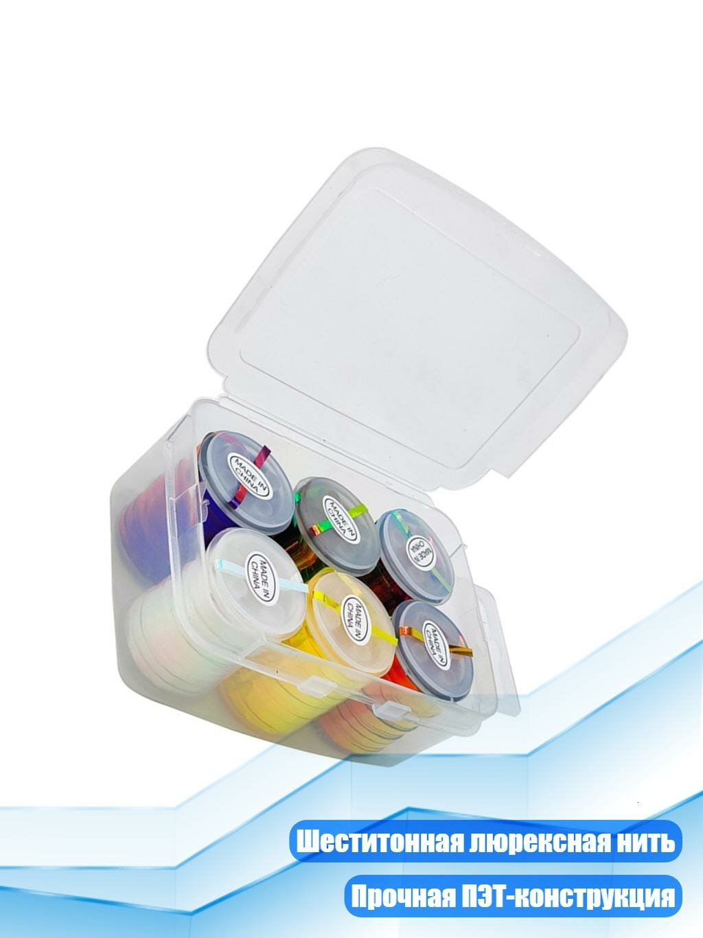 Блестящая тинсельная нить для мушек