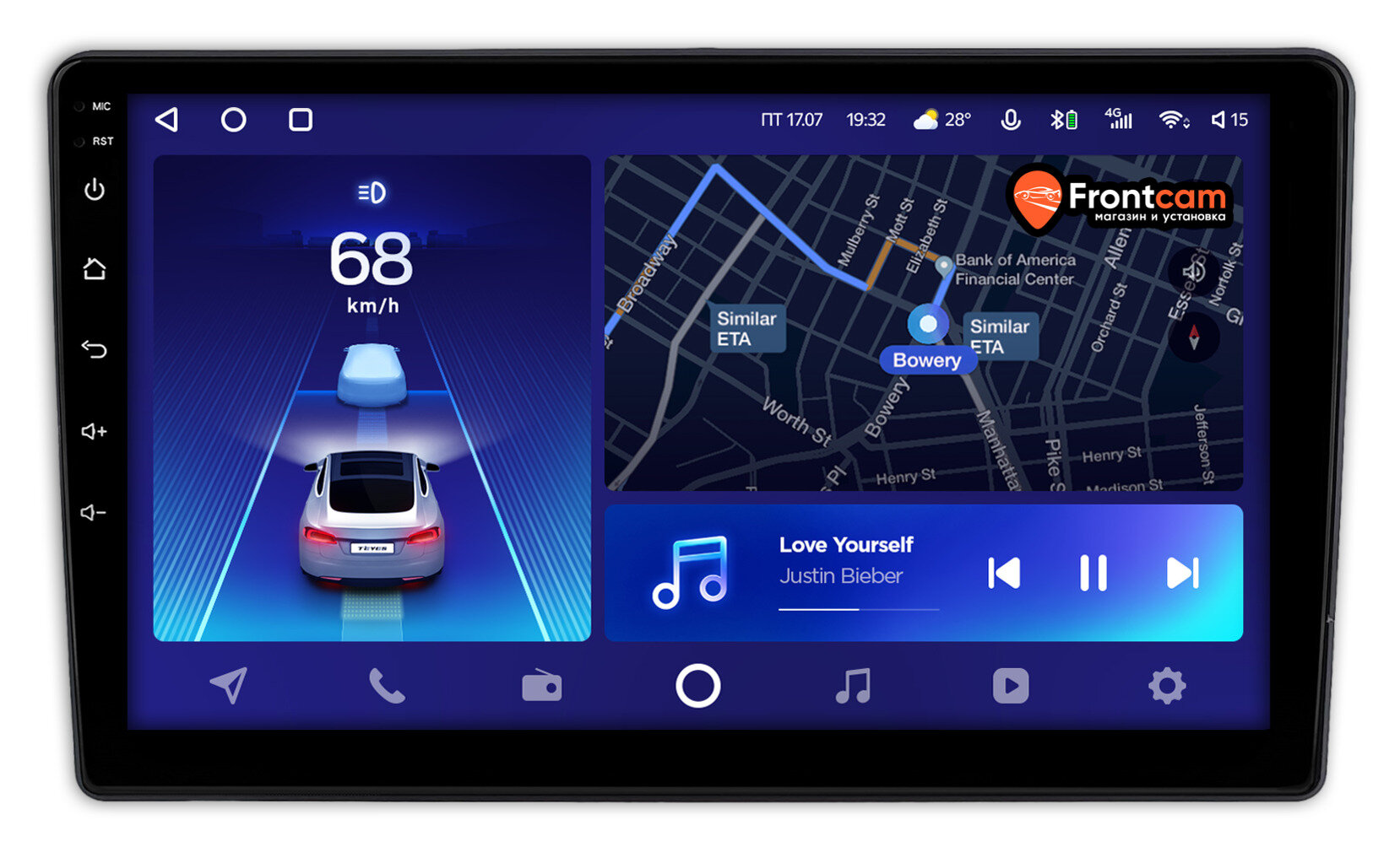 Штатная магнитола Honda Crider 2 2018-2024 Teyes CC2 PLUS 6/128 10" RM-10-0352 Android 10 (4G-SIM, DSP, QLed)