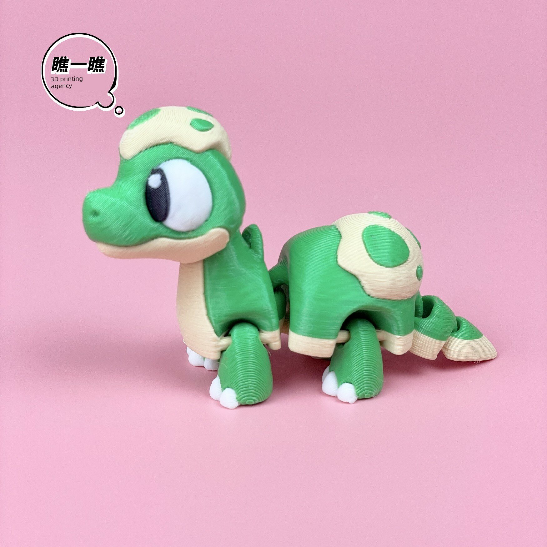 3D-печатная бусина-ключ с динозавром Анкилозавр - Прочная игрушечная репродукция с художественным дизайном для детей