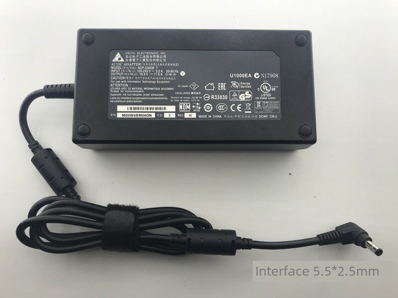 Улучшенный блок питания Delta ASUS MSI Blue Sky Earth Human Space Z7 G8, адаптер 19.5V11.8A, 230W Черный интерфейс 5525