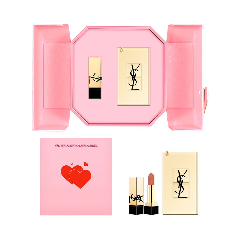 Наборы для макияжа женские SAINT LAURENT Falling In Love Box, легкие в растушевке, натуральные, стойкие