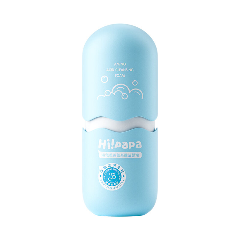 Детский очищающий мусс Hi! PaPa Amino Acid Cleansing Foam, [Large Capacity]Sea Bubbles Cleanser 120ml