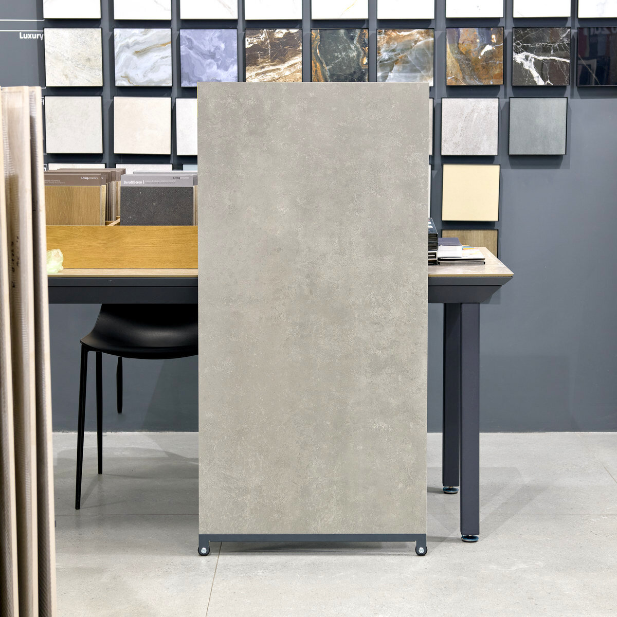 Керамогранит Neodom Reno Dark Grey Matt 60x120 N20688 бетон матовая Износостойкая, Морозостойкая, морозостойкая