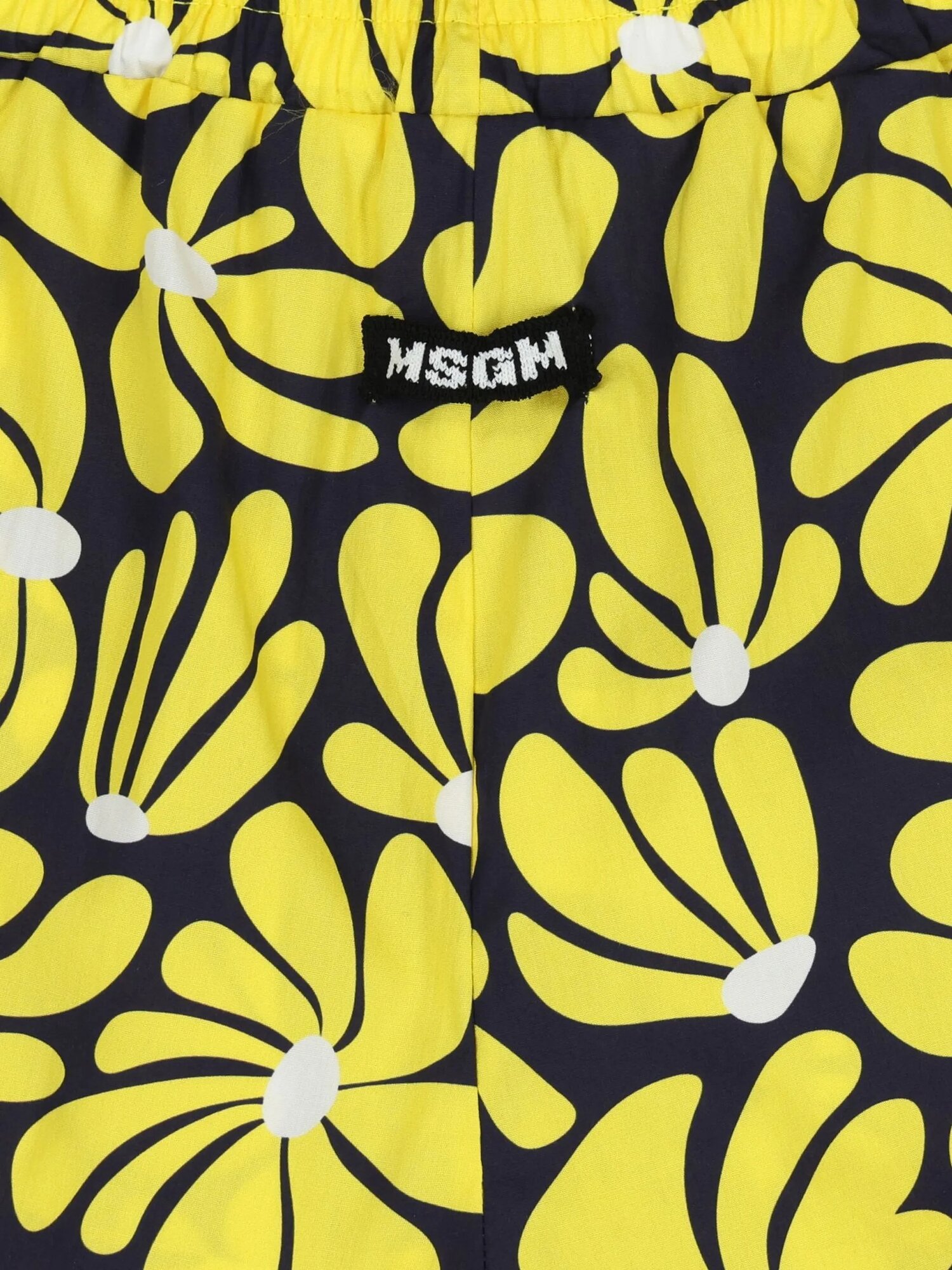 Шорты MSGM Floral print shorts, размер 8 лет, синий — фото 1