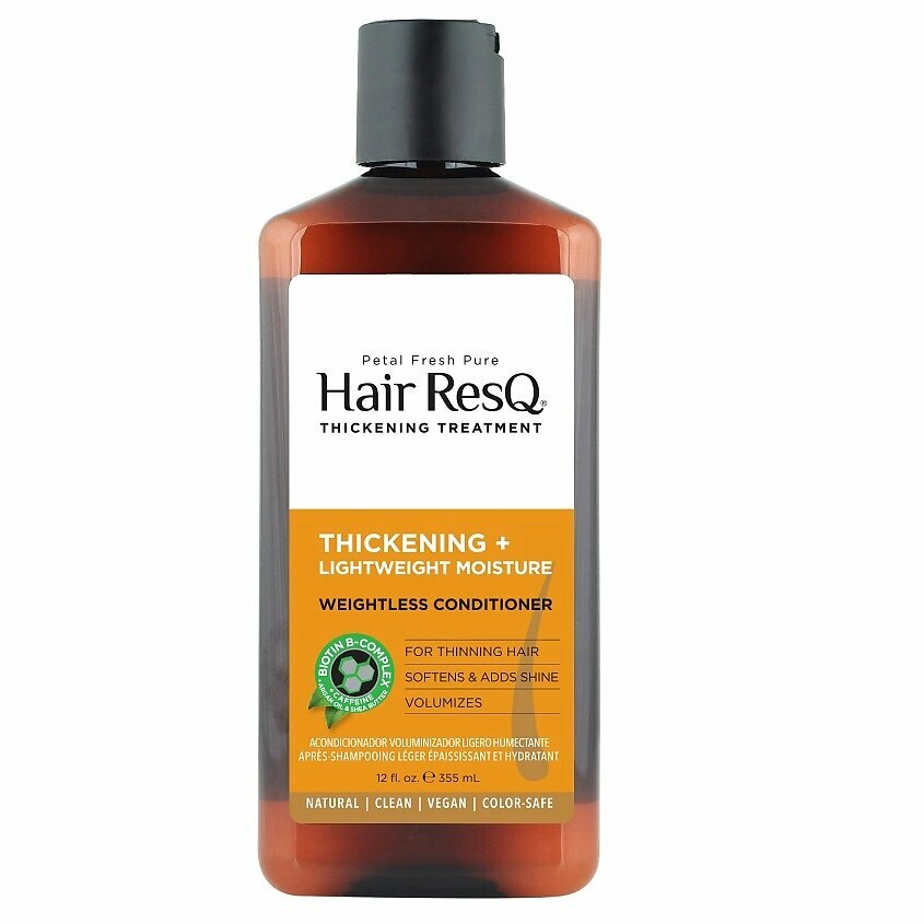 PETAL FRESH Кондиционер легкий и увлажняющий для тонких волос без эффекта утяжеления Hair ResQ, 355 мл