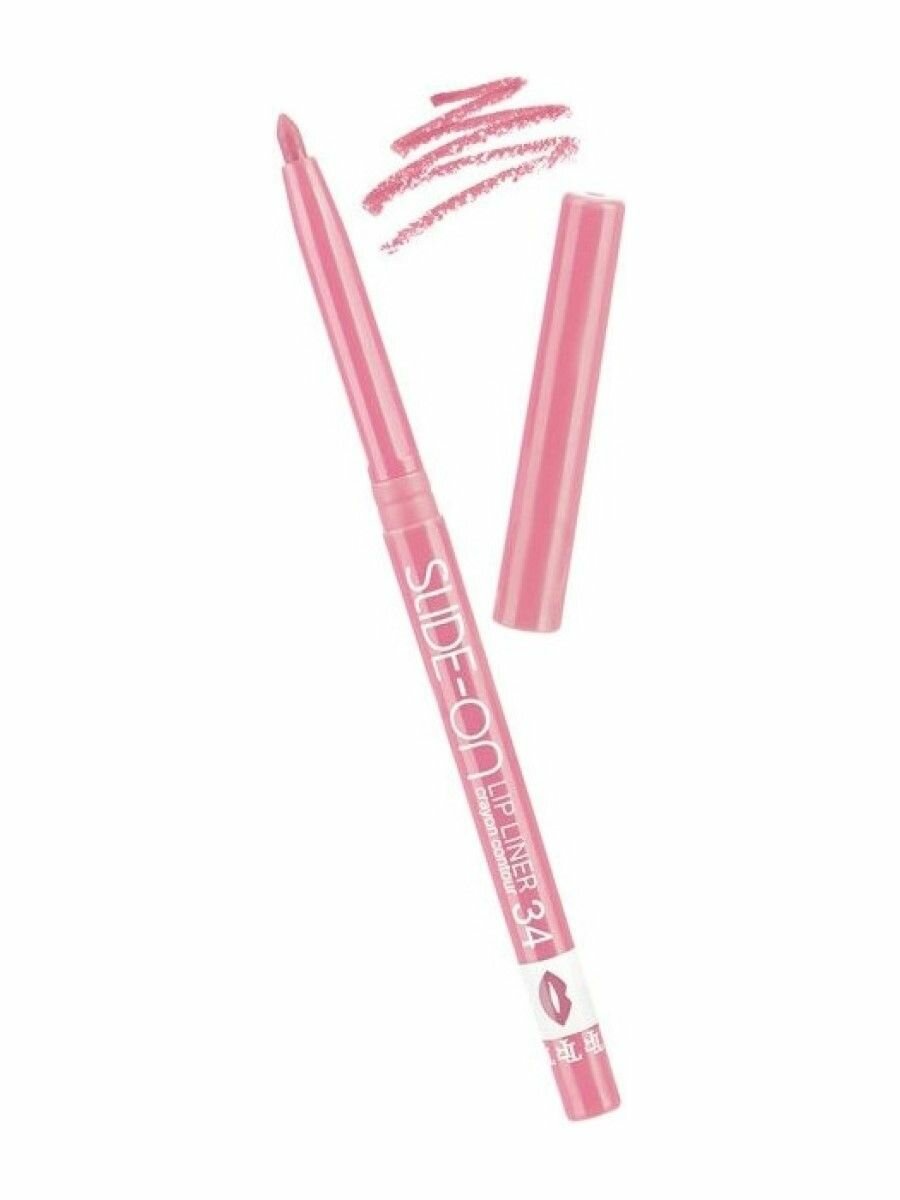 Triumph Карандаш для губ slide-on lip liner тон 34 розовый