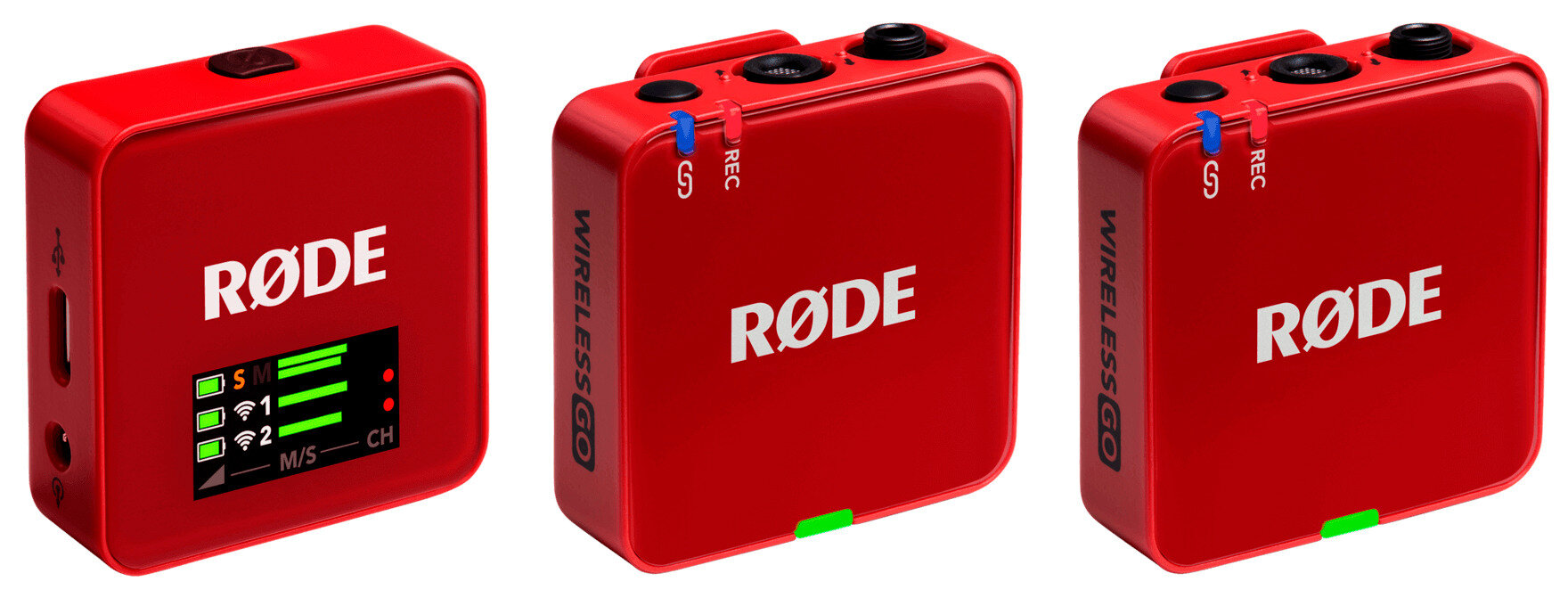 RODE Wireless GO III, красный, беспроводной микрофон