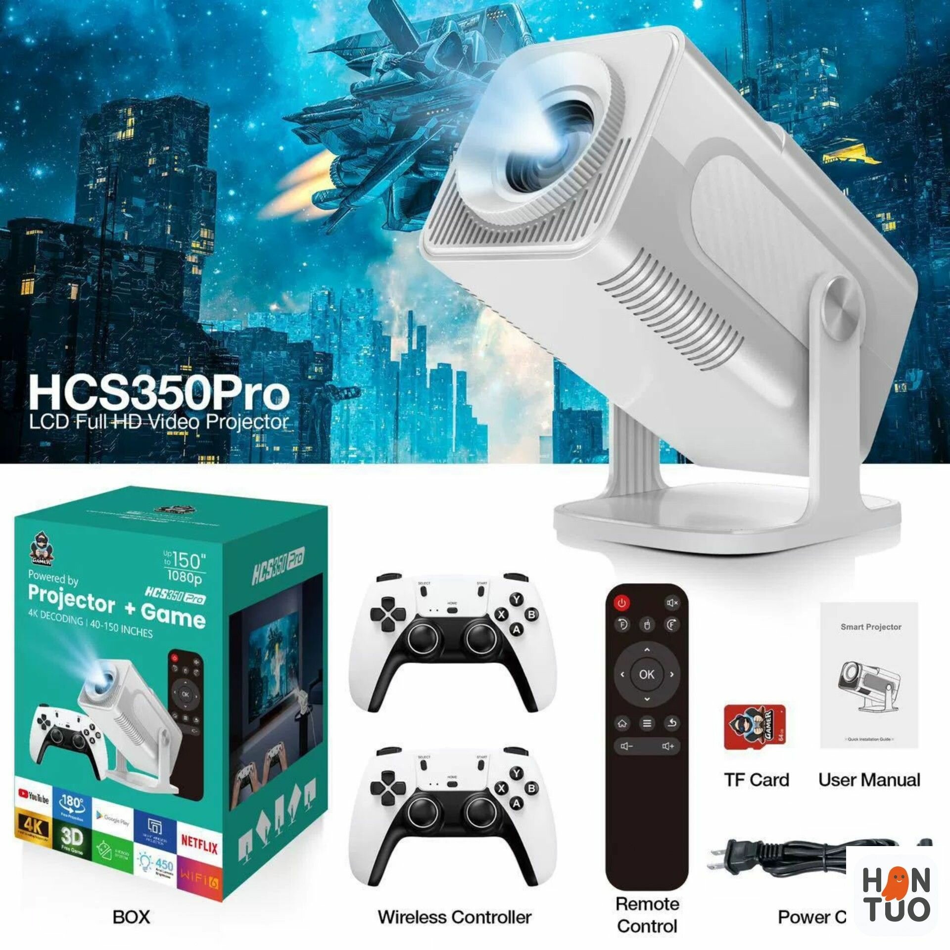 Проектор для игр с сверхчетким изображением в 4K