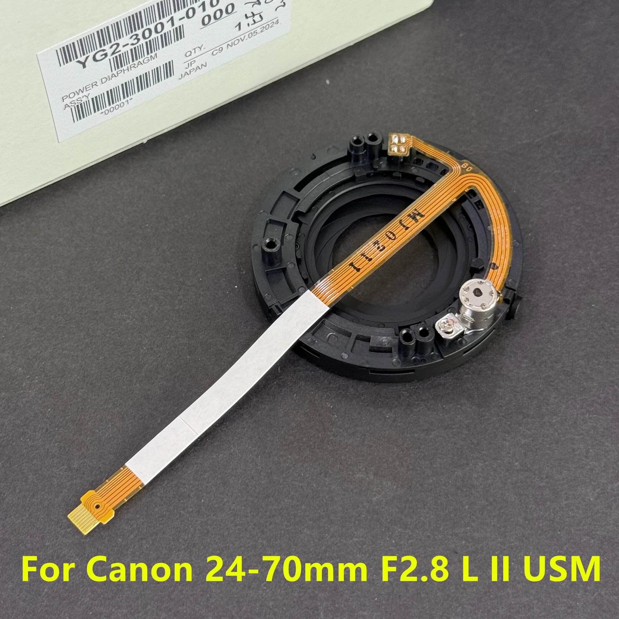 Гибкий кабель группы диафрагмы объектива EF 24-70 2,8 II в сборе YG2-3001 для Canon 24-70 мм F2.8 L II USM