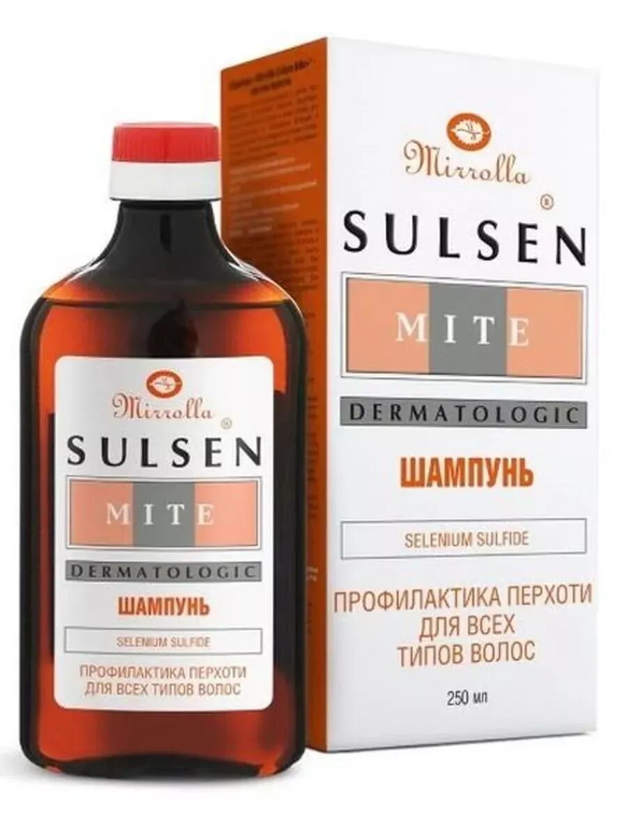 Мирролла сульсен мите шампунь профилактика перх 250мл-2 шт