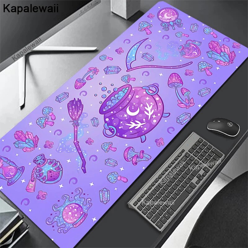 Achotop розовый игровой коврик для мыши XXL Фиолетовый, 700x300x3mm, LY008531 (8)