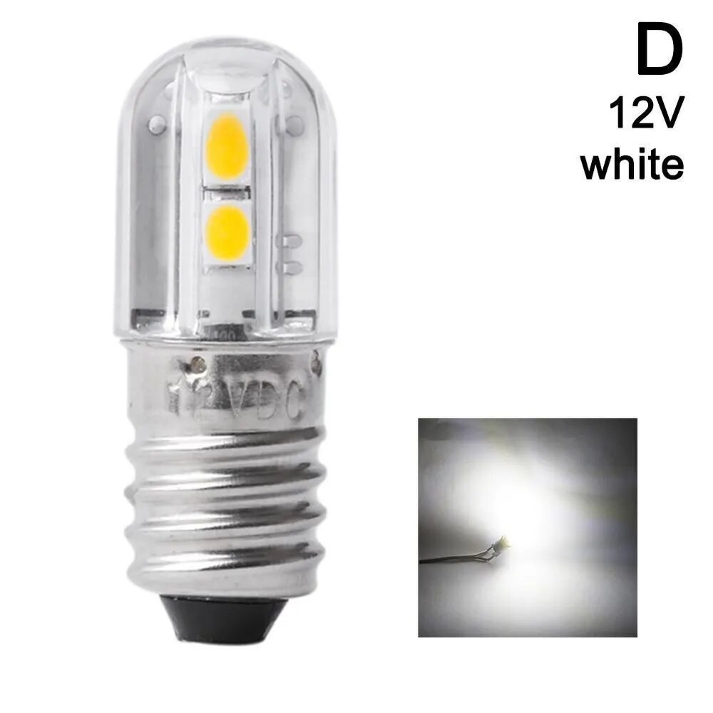 Лампочка, Цоколь: E10, 12 Вт, 1 шт.