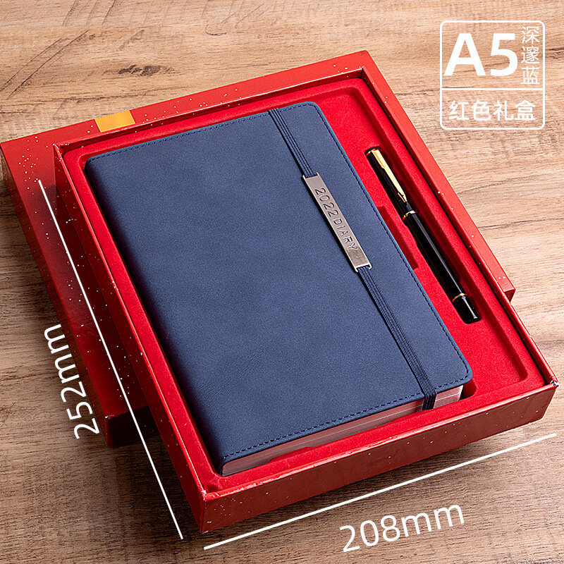 Настраиваемый ежедневник-планер с печатью логотипа, ремешком, расписанием и журналом событий, оптовая продажа ежедневников на 365 дней.