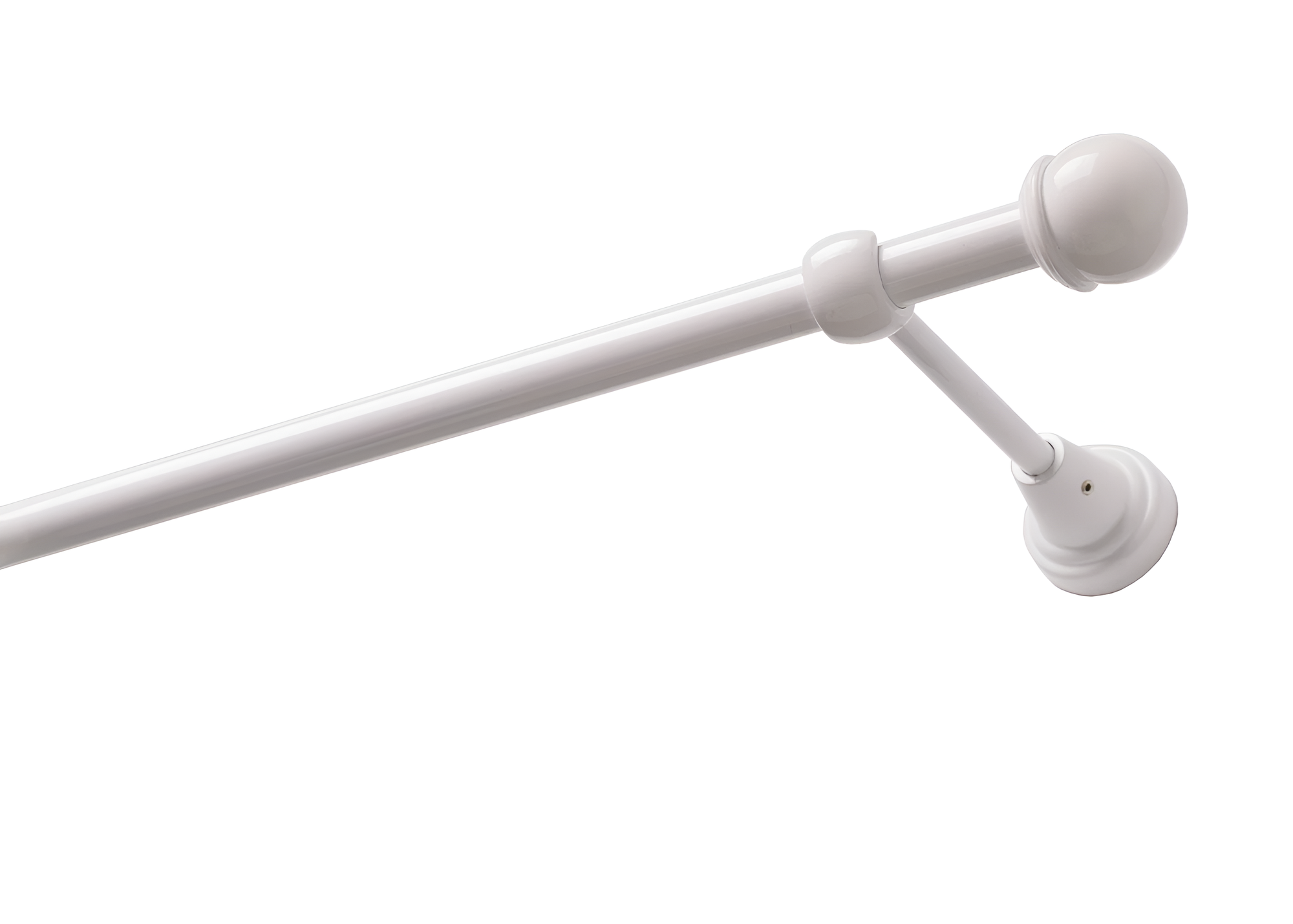 Карниз для штор 4,5 метра AICITY16 сфера белый глянец