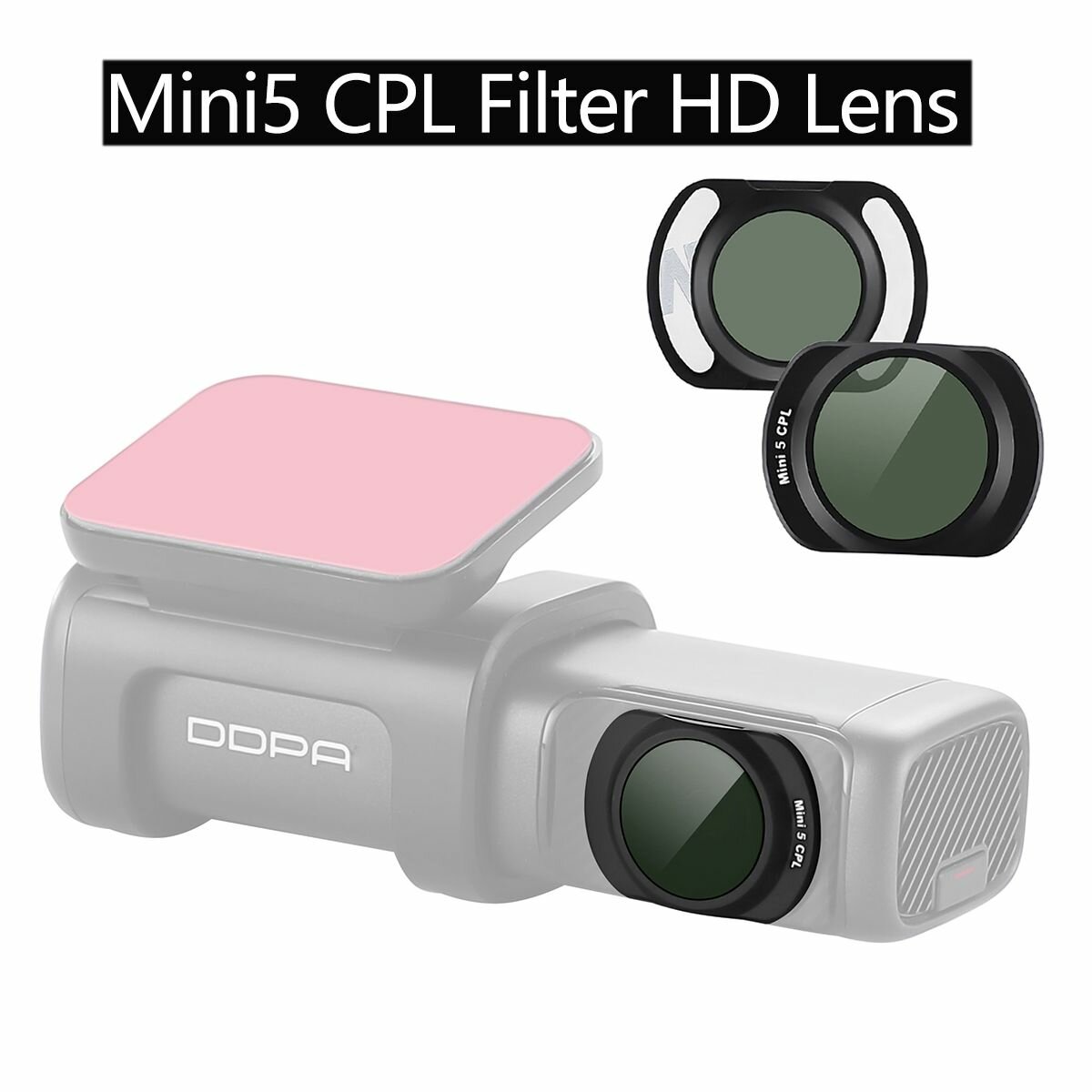 DDPAI Dash Cam Mini5 4K CPL фильтр автомобильный видеорегистратор поляризатор