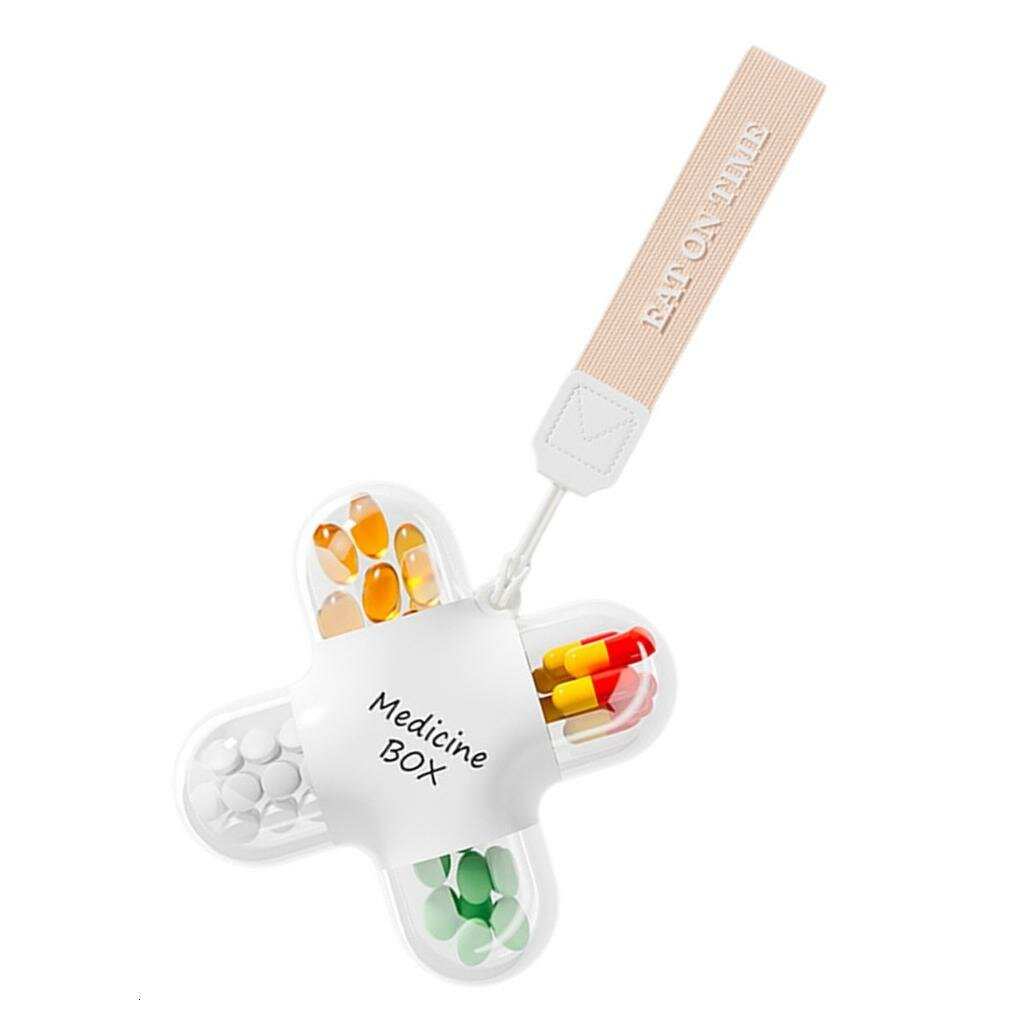 Контейнер для таблеток на 4 секции