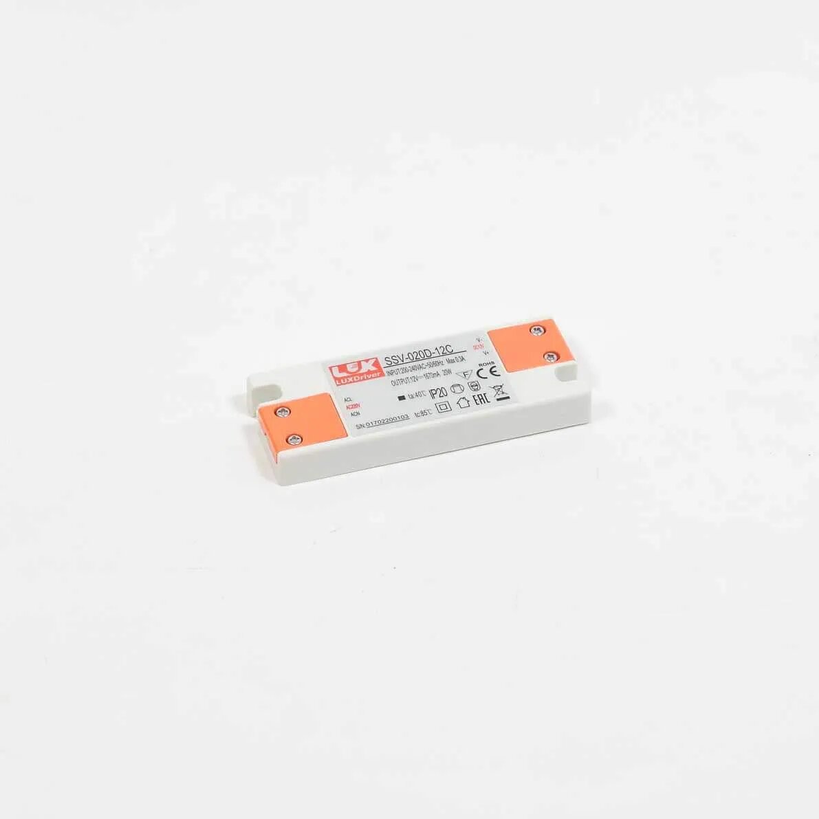 Блок питания SSV-020D-12C (12V, 20W, 1.67А)