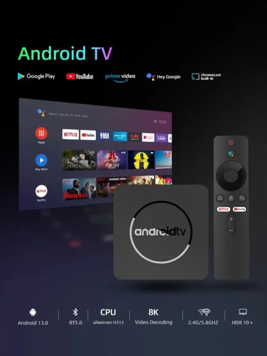 Приставка для телевизора андроид с SMART TV