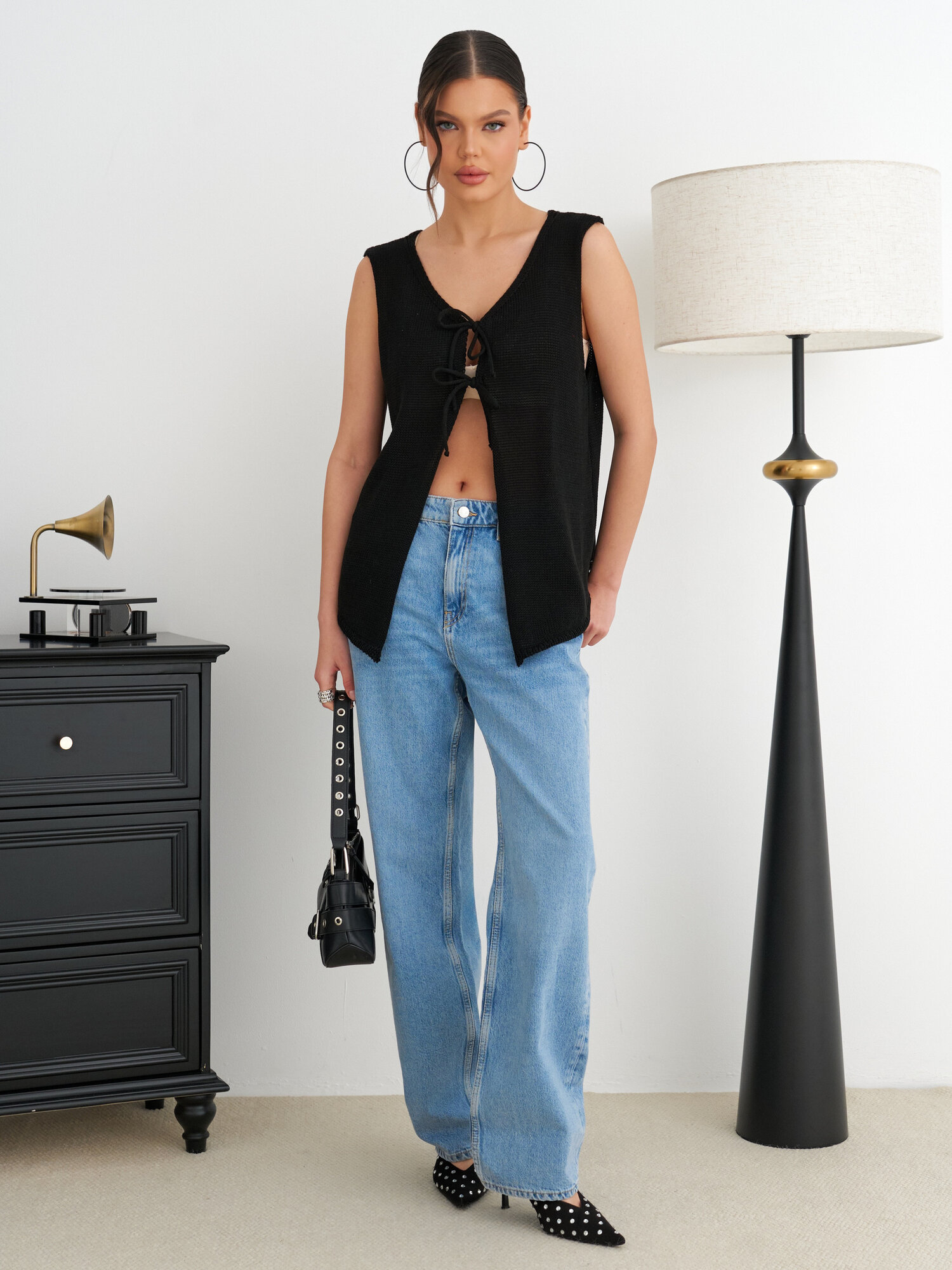 Кардиган Кардиган на завязках