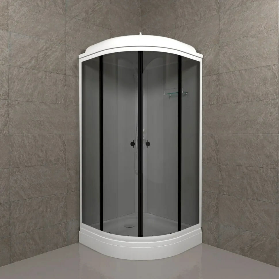 Душевая кабина Triton Грэй Щ0000066462 90х90 см, черная, прочная