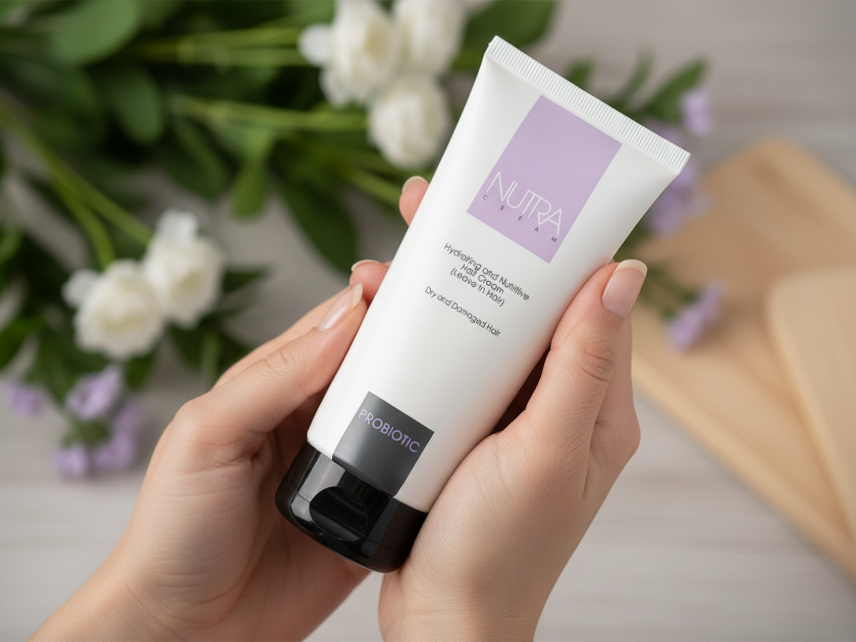 Крем-бальзам для волос без смывания с пробиотиками и постбиотиками Nutracare Hydrating and Nutritive - Leave in Hair