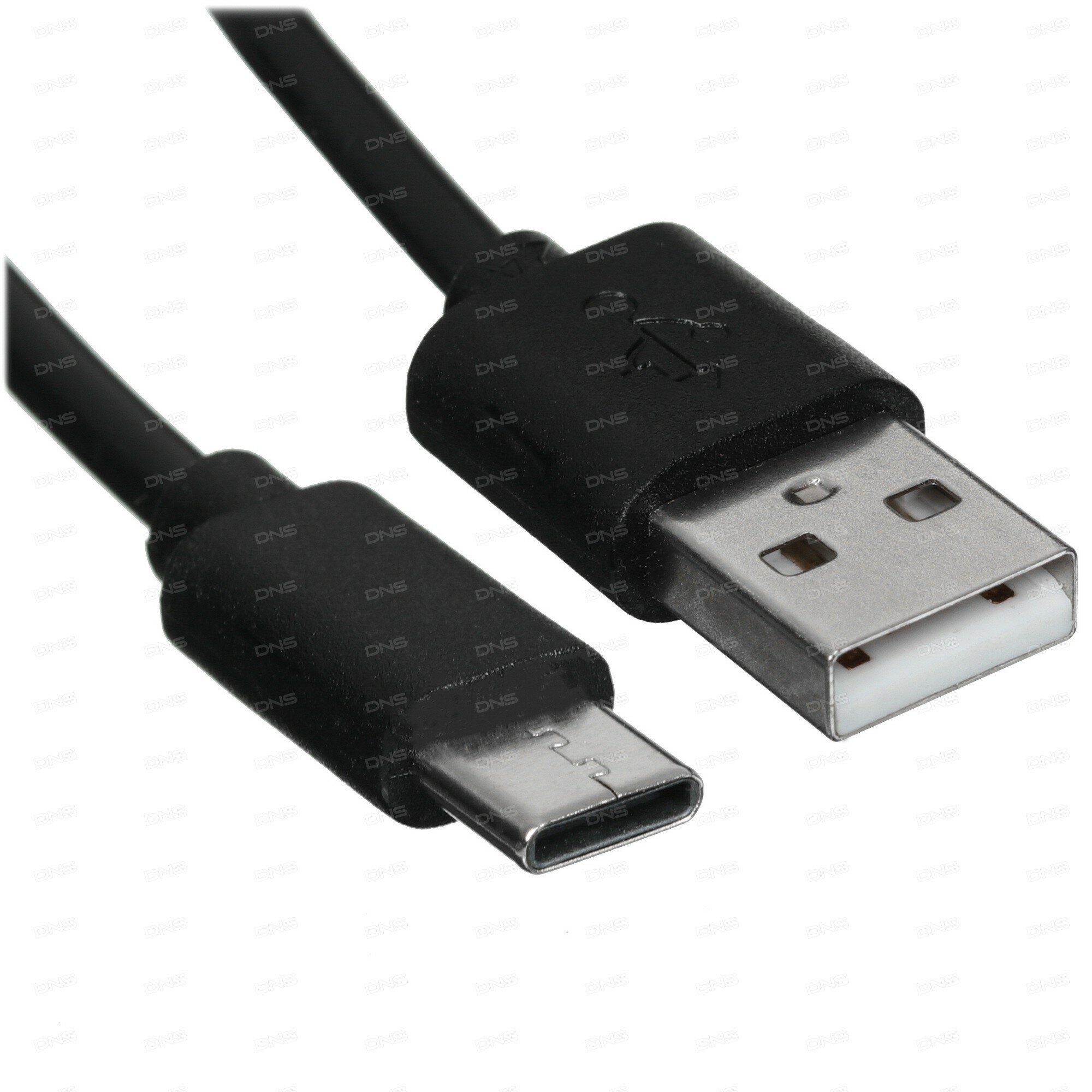 Кабель круглый Aceline USB Type-C - USB 2.0 Type-A черный 2 м