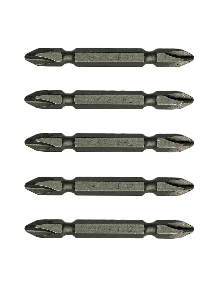 Насадка 5 шт двусторонняя PH2, 65 мм, E-form (NZ) Makita 784203-1