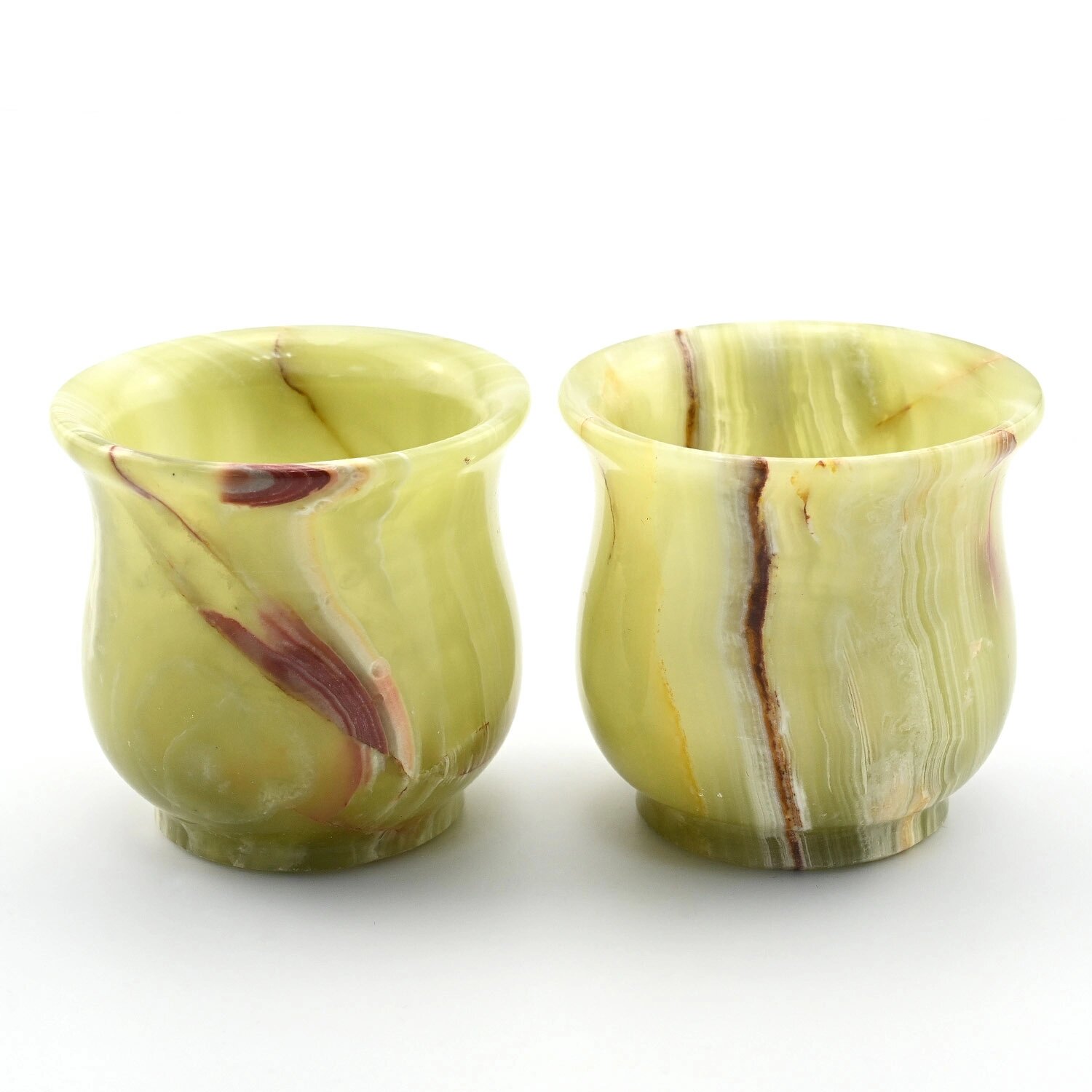 Бокалы для виски из камня оникс 2 шт 60*60*60мм .