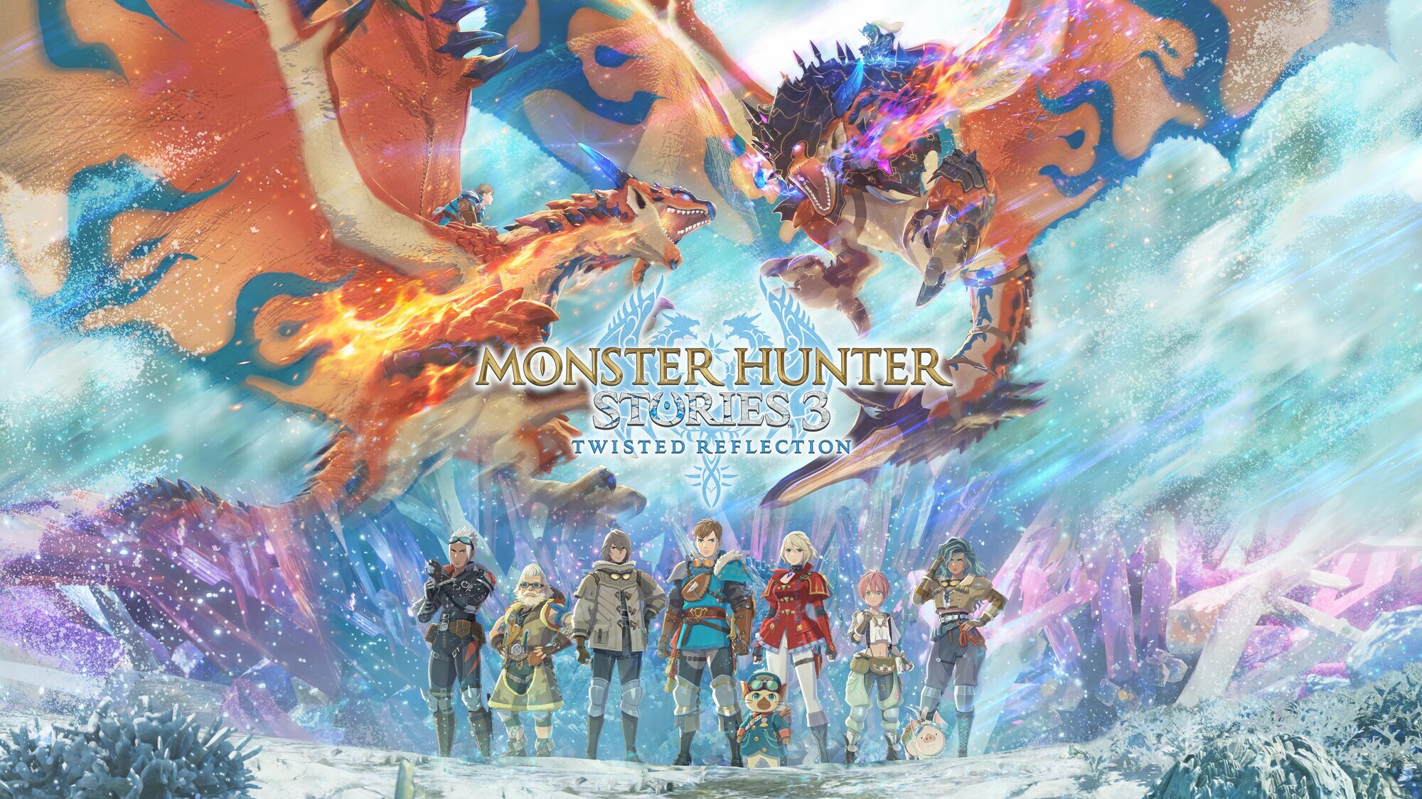 Monster Hunter Stories 3 Twisted Reflection Standard Edition для Sony PlayStation | PS5 | Игра навсегда | Быстрая доставка (Турция)