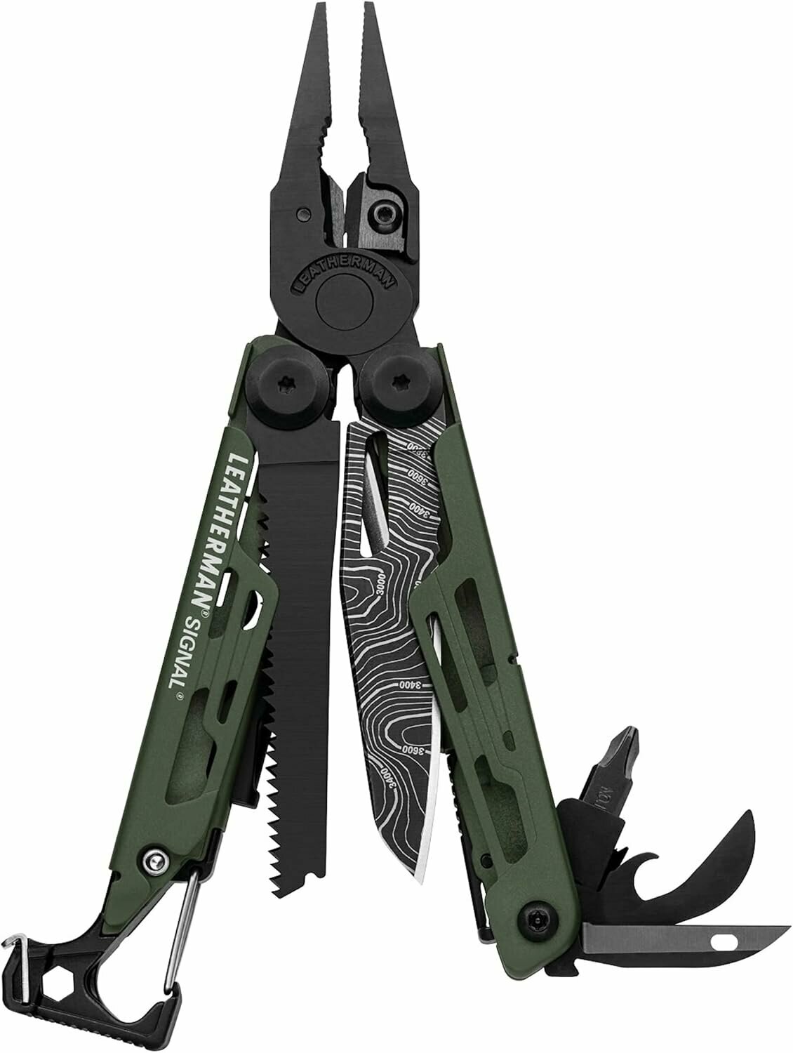 Мультитул LEATHERMAN Signal Green Topo Blade 833016 (19 функций)
