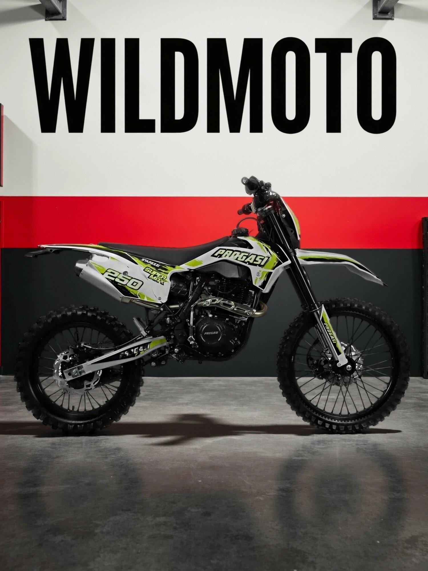 Мотоцикл PROGASI "Super Max 250 NG", эндуро, 250 куб. см, 23л. с❗регулируемая подвеска ❗резина KENDA 21/18,