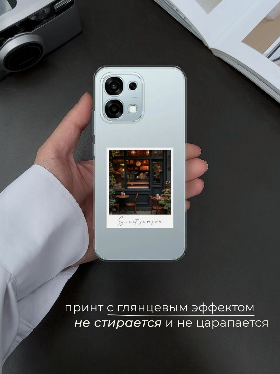 Силиконовый чехол на Oppo A6 Pro / Оппо A6 Про с принтом Sweet season — фото 1