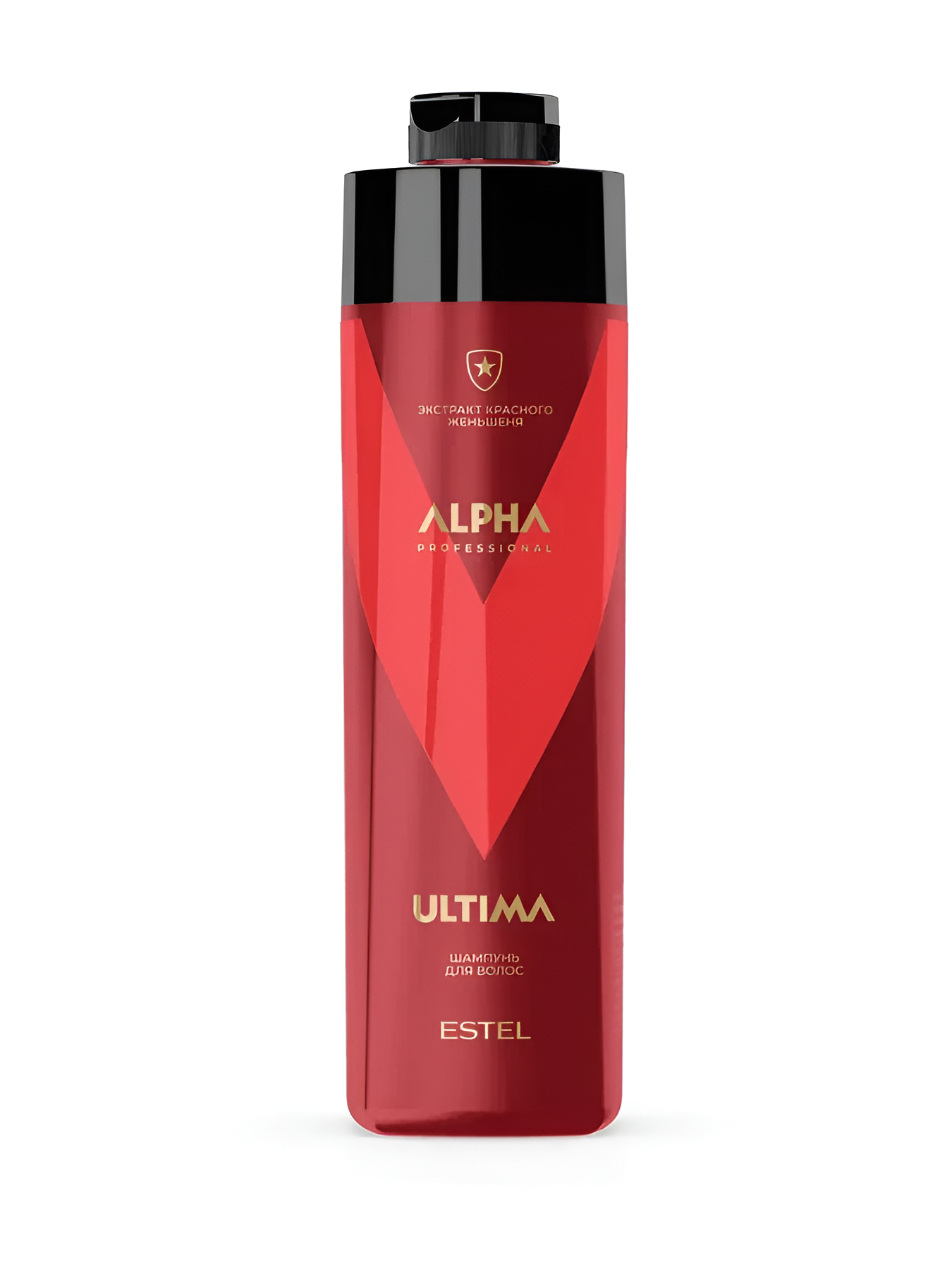Шампунь ESTEL Alpha Ultima, мужской, с экстрактом женьшеня, для всех типов волос, 1 л