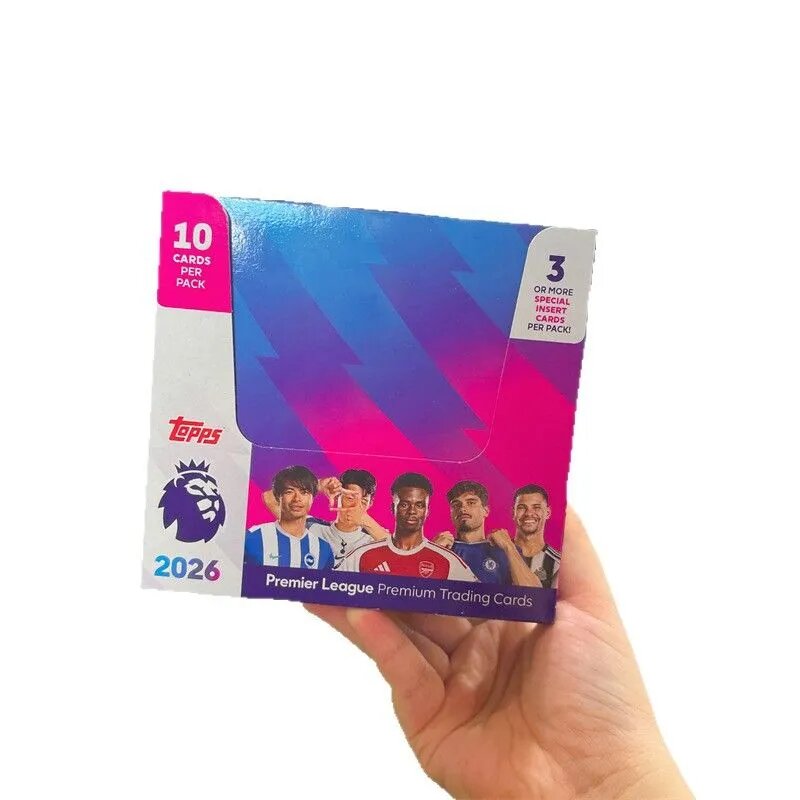 Карточка, Topps Premier League 2025-26 - Debut Edition - Full Box - 28 Packets per Box (280 Cards) 3 or More Special Insert Cards per Packet