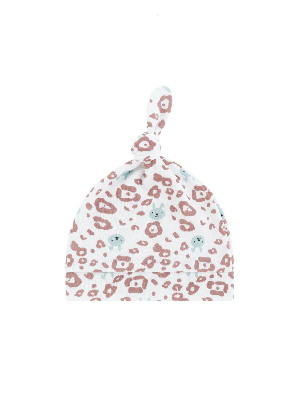 Детская хлопковая шапочка для новорожденных, Котлета из кролика и леопарда