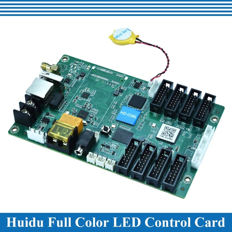 Huidu HD-C08L с Wi-Fi 8xHUB75E Поддержка макс. 196 000 пикселей Полноцветная карта управления светодиодным дисплеем