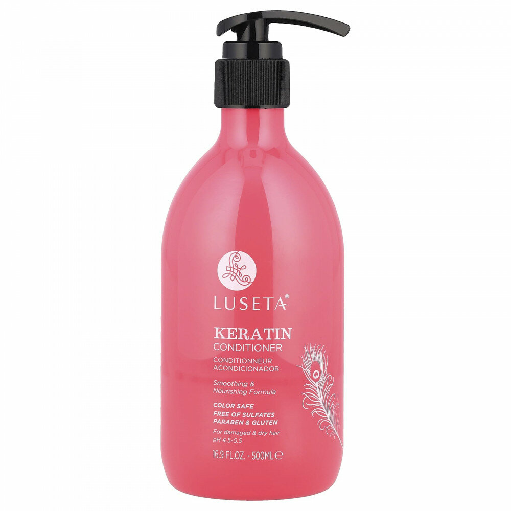 Luseta Beauty, Keratin, кондиционер, 500 мл (16,9 жидк. унции)