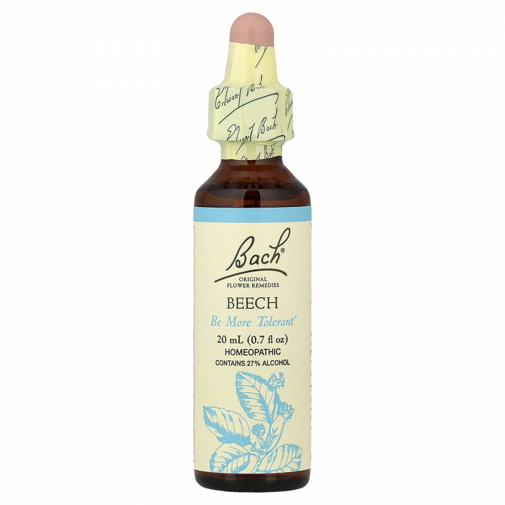 Bach, Original Flower Remedies, бук, 20 мл (0,7 жидк. унц.)