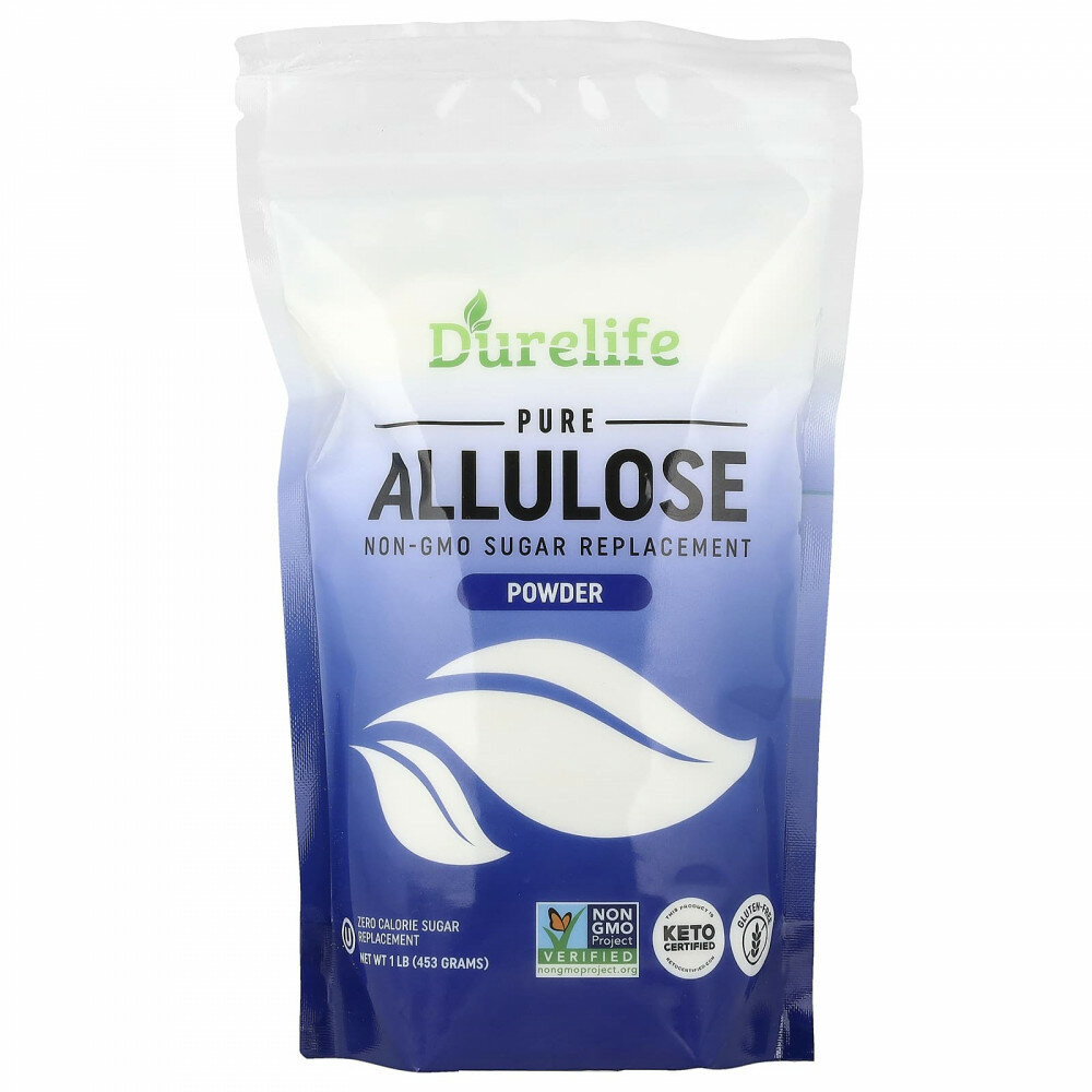 DURELIFE, чистая аллюлоза, порошок, 453 г (1 фунт)