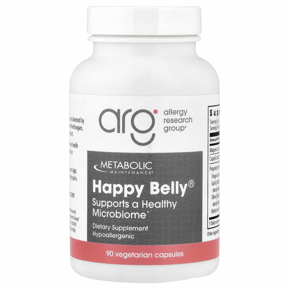 Metabolic Maintenance, Happy Belly®, 90 вегетарианских капсул